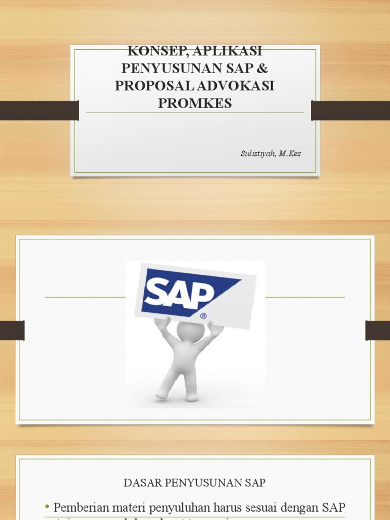 Penyusunan SAP dan Proposal Promkes | PDF | Karier & Perkembangan