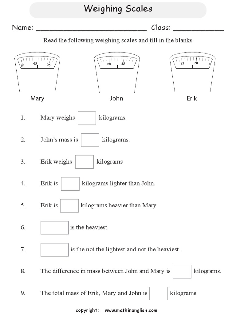 Weighing Scales | PDF