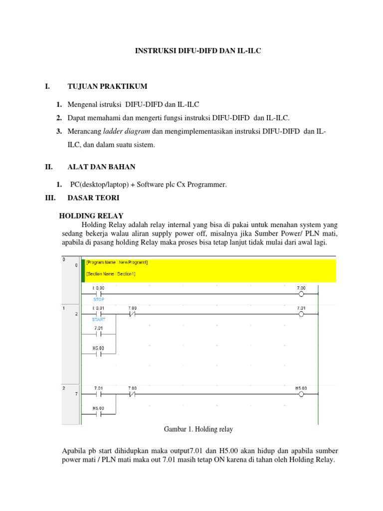 Instruksi Difu Difd | PDF