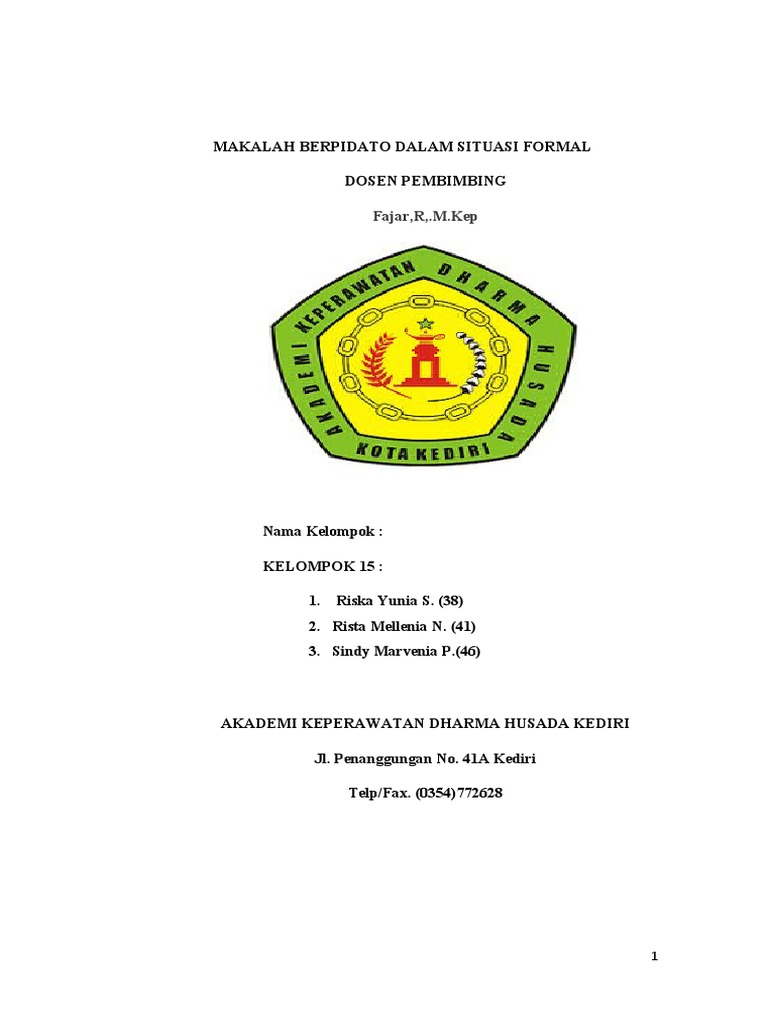 Panduan Berpidato Formal | PDF