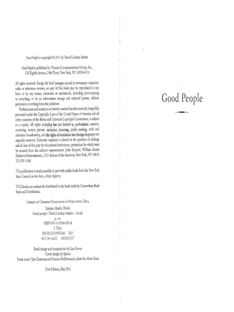 Good People Play | PDF