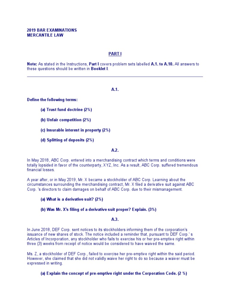 Mercantile Law Pdf Foreclosure Insolvency