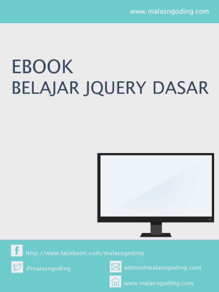 Ebook Jquery | PDF | Teknologi & Rekayasa