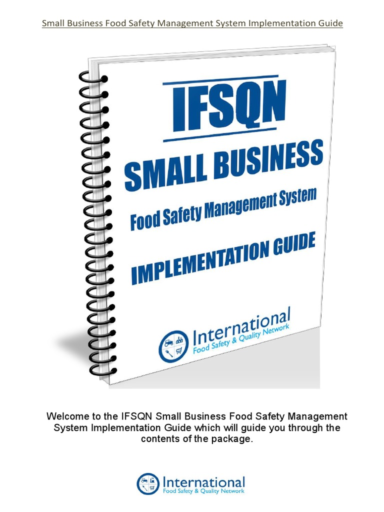 Small Business FSMS Implementation Guide Sample | PDF | Hazard Analysis ...