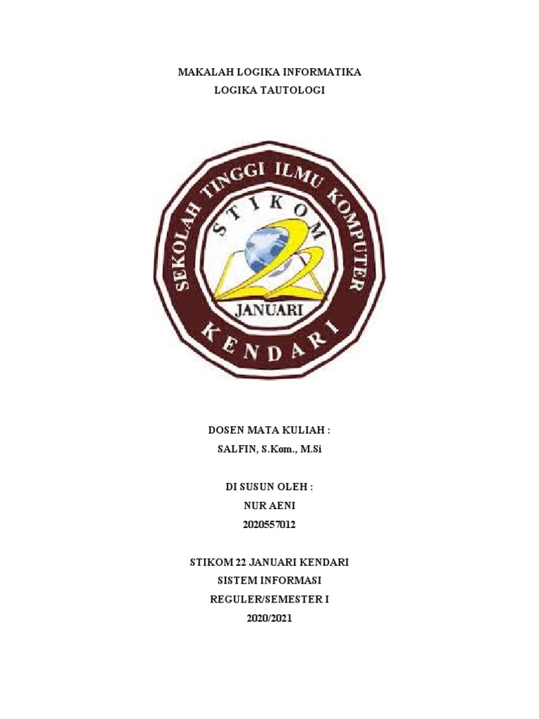 Makalah Logika Informatika | PDF