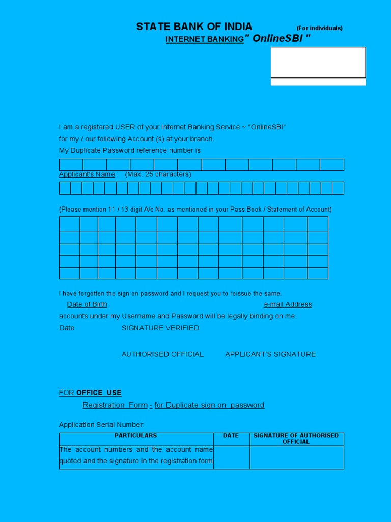 State Bank of India: " Onlinesbi " | PDF