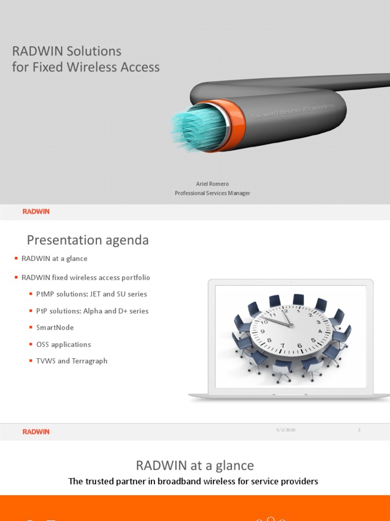 Radwin Soluciones | PDF | Radio | Wi Fi
