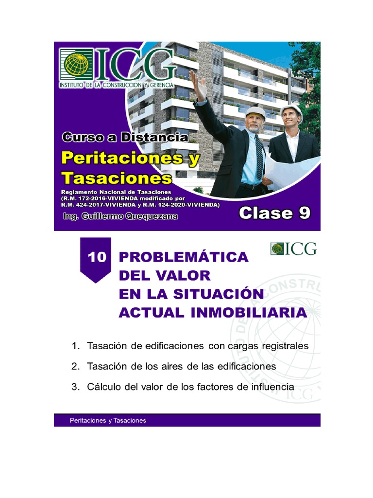 Clase - 09 - Tasación Con Cargas Registrales | PDF