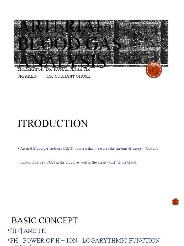 Arterial Blood Gas Analysis-1 | PDF | Saline (Medicine) | Physiology