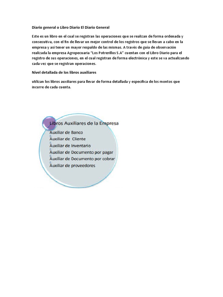 Diario General o Libro Diario El Diario General | PDF