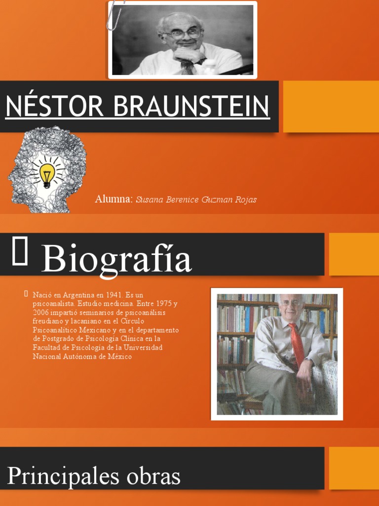 Néstor Braunstein | PDF
