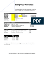Free OEE Calculator Template Excel Download | PDF