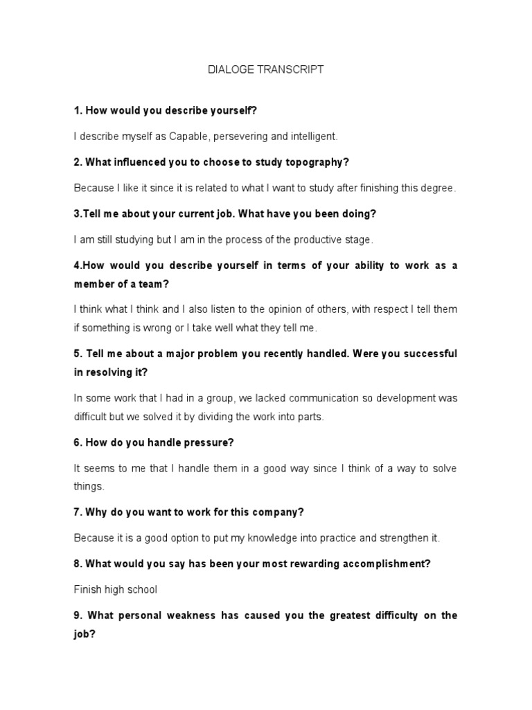 Dialogue Transcript Charly Cardenas | PDF