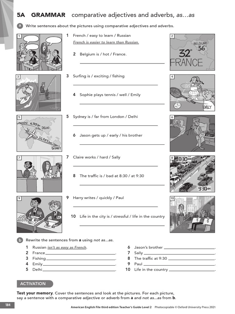AEF3e Level 2 TG PCM Grammar 5A | PDF | Linguistic Typology | Language Mechanics