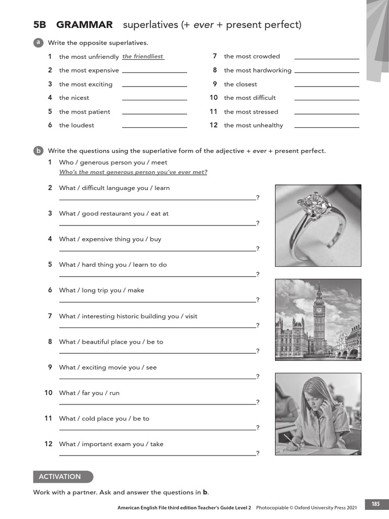 AEF3e Level 2 TG PCM Grammar 5B | PDF | Syntax | Linguistic Morphology