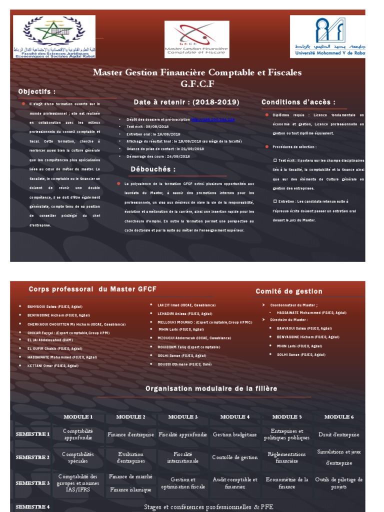 Plaquette GFCF | PDF | Business | Comptabilité et audit