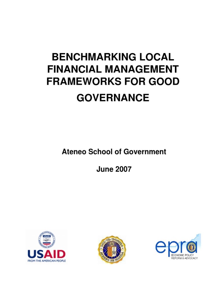 Benchmarking Local Financial Management Frameworks For Good Governance ...