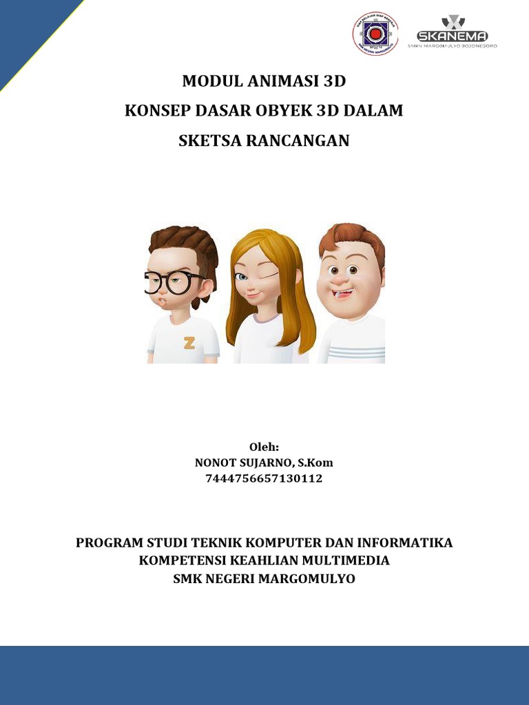 Modul Animasi 3D KD 3.11 | PDF