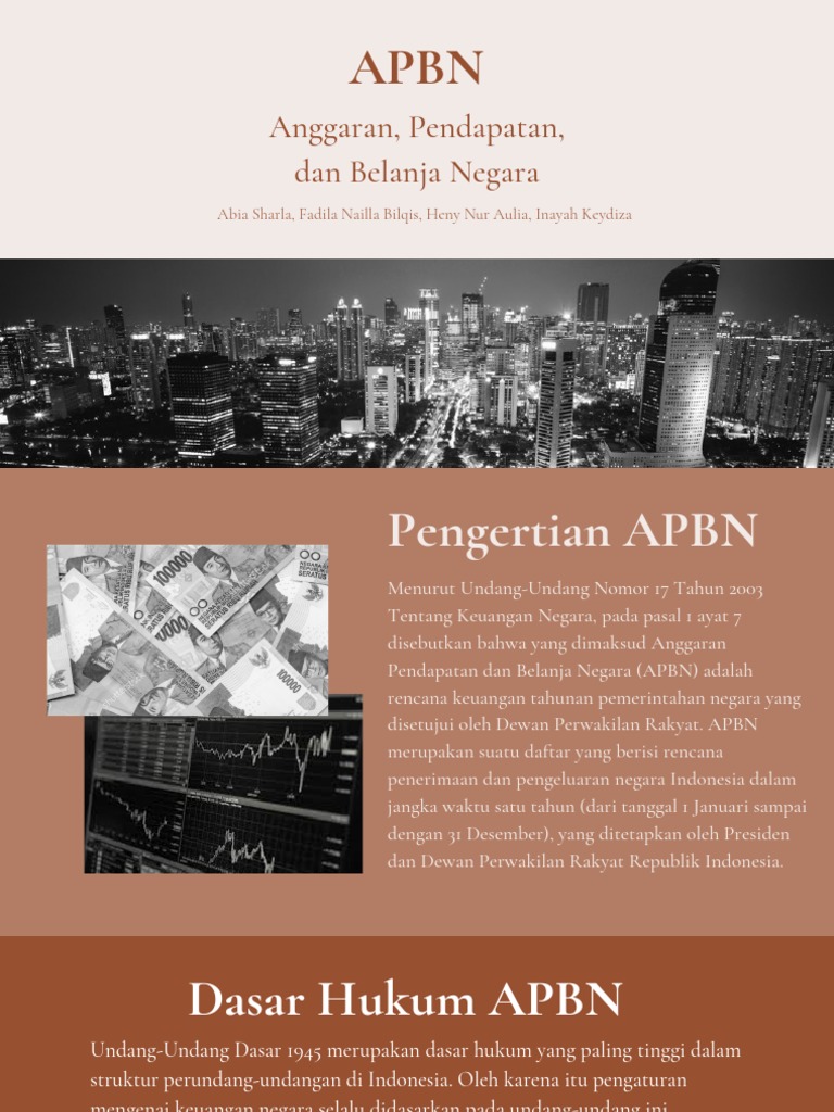 APBN | PDF | Bisnis | Ilmu Sosial