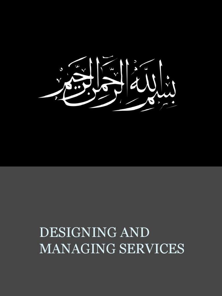 Designing and Managing Services | PDF | Marketing | Accounting
