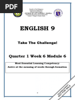 English 9 Quarter 1 Module 4 | PDF | Linguistics | Cognitive Science