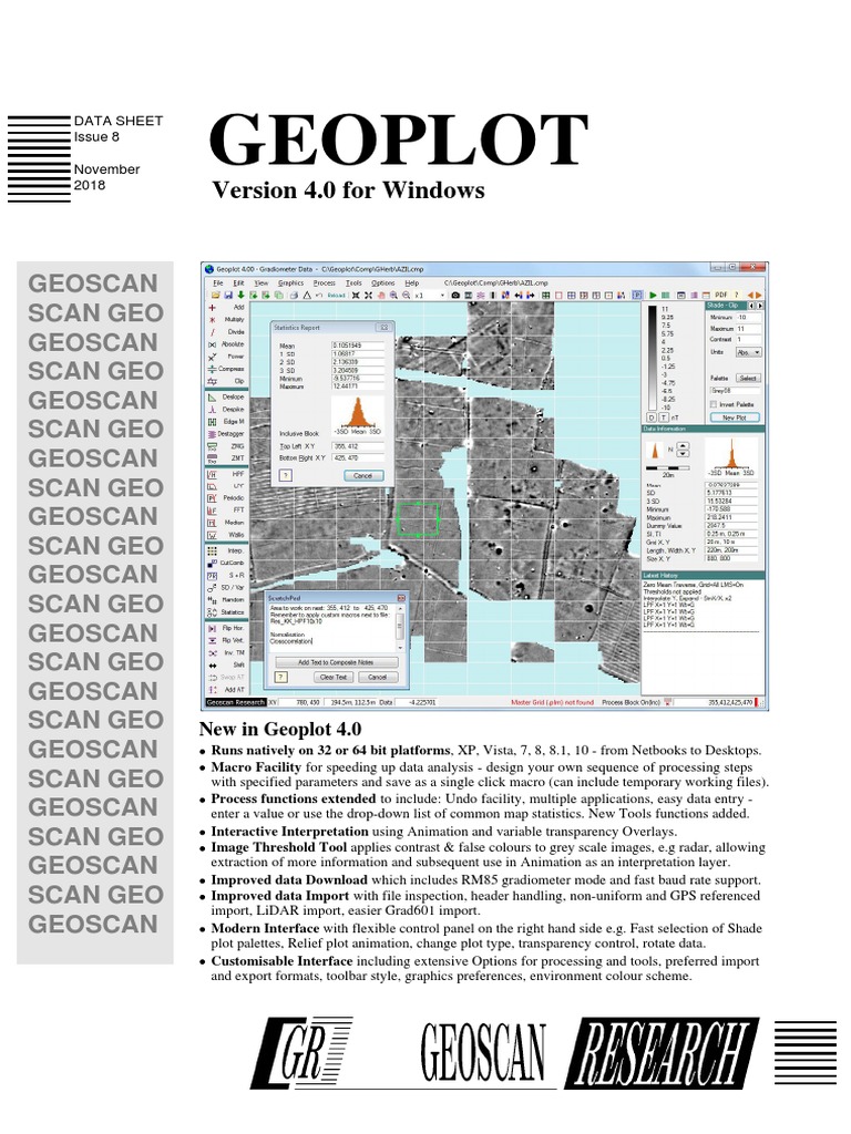 Geoplot: Version 4.0 For Windows | PDF | Microsoft Excel | File Format