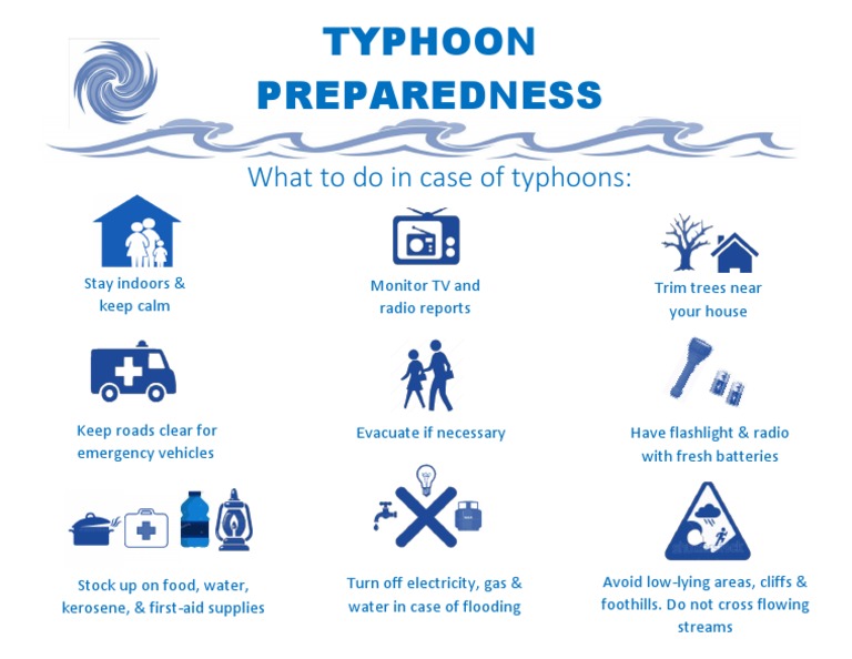 Typhoon Preparedness Infographics | PDF