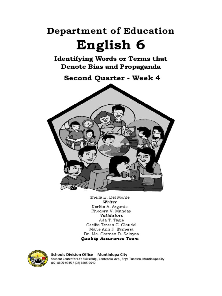 Bias and Propaganda in Grade 6 English | PDF | Adverb | Propaganda