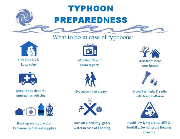Typhoon Preparedness Infographics | PDF