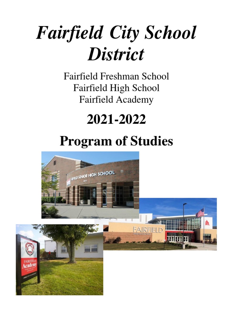Fairfield City School District: 2021-2022 Program of Studies | PDF ...