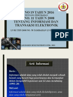 UU Nomor 1 Tahun 2024 (Tentang ITE) | PDF