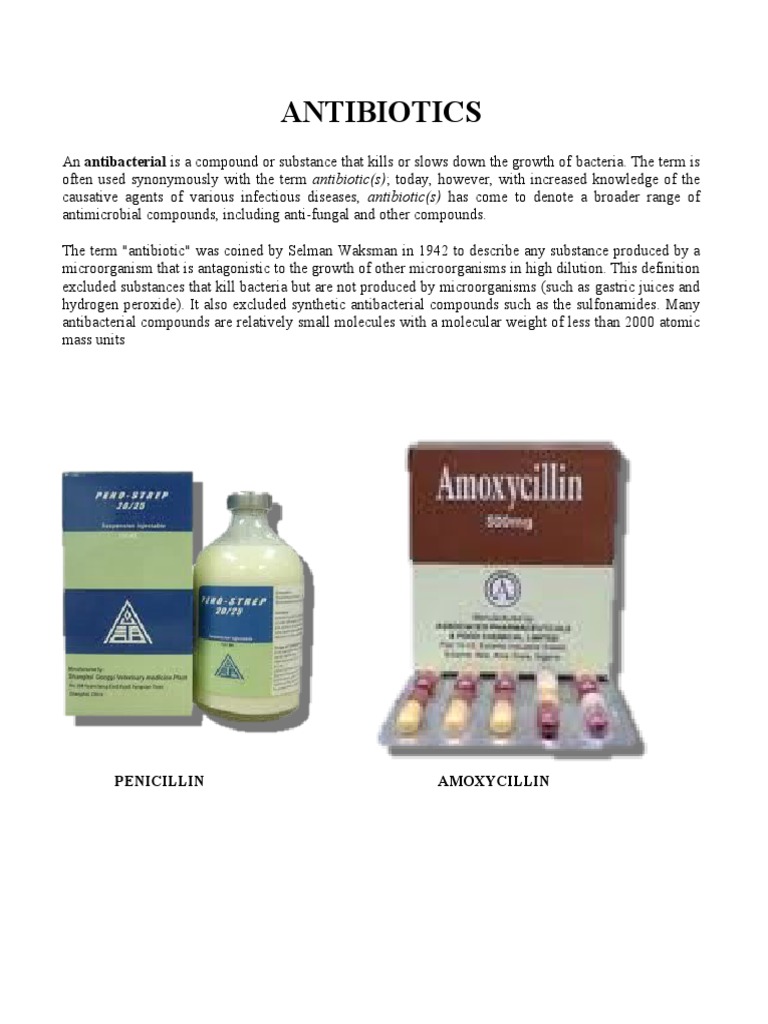 Antibiotics: Penicillin Amoxycillin | PDF | Hallucinogen | Teaching ...