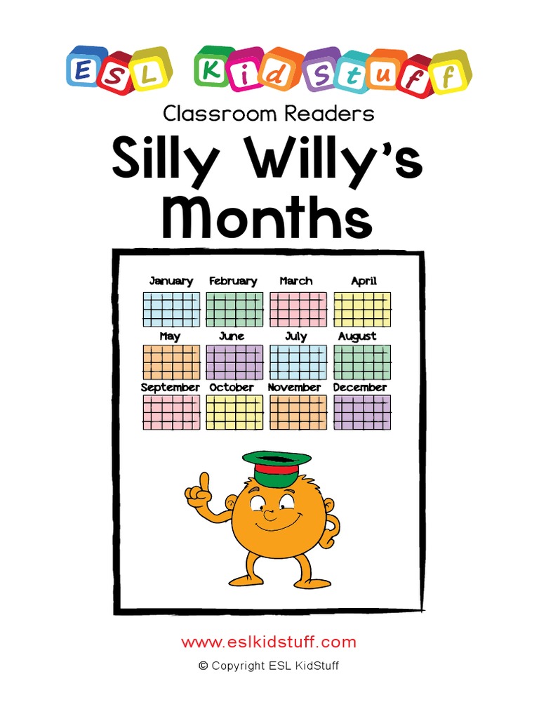Silly Willy's Months: Classroom Readers | PDF