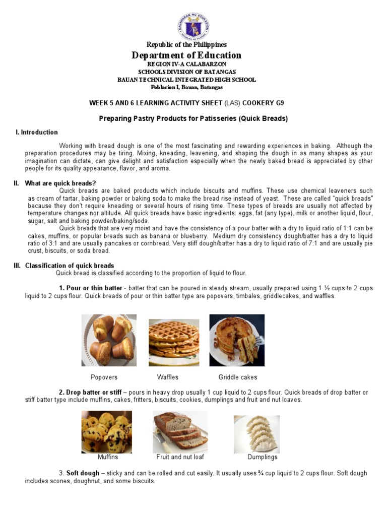 Preparing Quick Breads: A Guide to Mixing Methods, Classifications, and ...