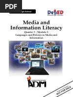 Module in Purposive Communication 1 First Year College | PDF | Communication | Language Acquisition