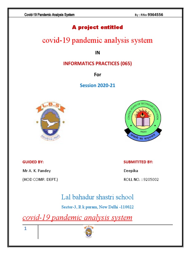 Covid-19 Pandemic Analysis System Documentation | PDF | Python ...