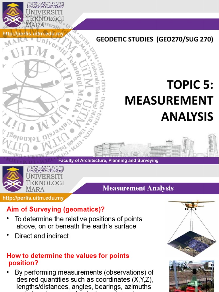 Measurement Analysis in Geodesy | PDF | Confidence Interval | Mode ...