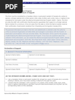 Sample Affidavit of Financial Support - For OWP Applicant | PDF