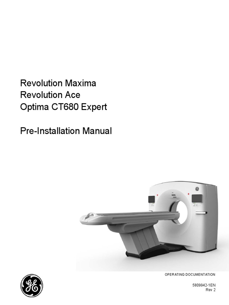 Ge Optima CT 660 Pre Instalation | PDF