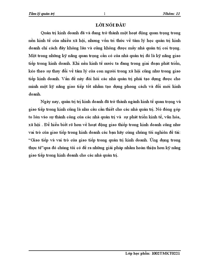 (123doc) Tieu Luan Giao Tiep Va Vai Tro Cua Giao Tiep Trong Quan Tri Kinh Doanh Ung Dung Trong ...