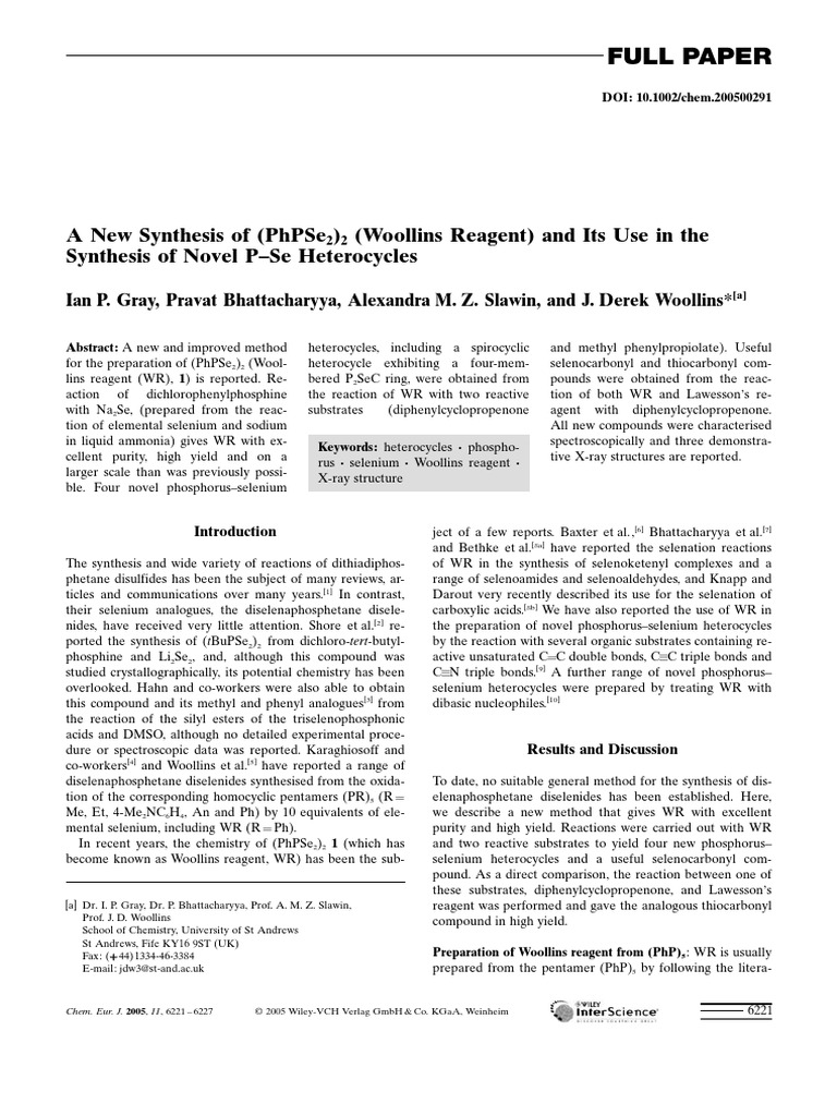 Na2se Synthesis | PDF | Nuclear Magnetic Resonance Spectroscopy ...