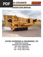 Extec C-12 Operation Manual | PDF | Bearing (Mechanical) | Diesel Engine