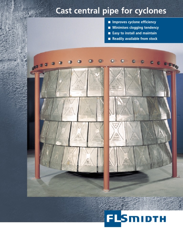 Cast Central Pipe For Cyclones | PDF | Pipe (Fluid Conveyance ...