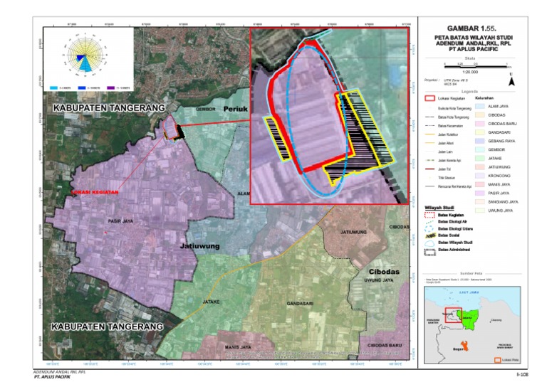 Peta Batas Wilayah Studi Amdal | PDF