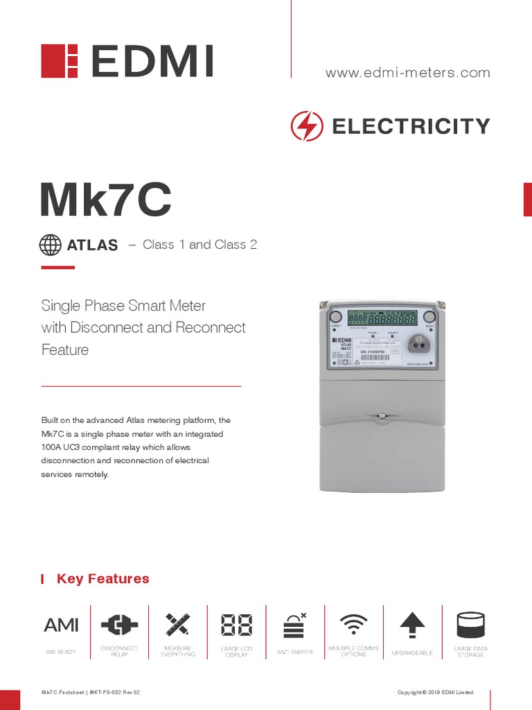 Single Phase Smart Meter With Disconnect and Reconnect Feature | PDF ...
