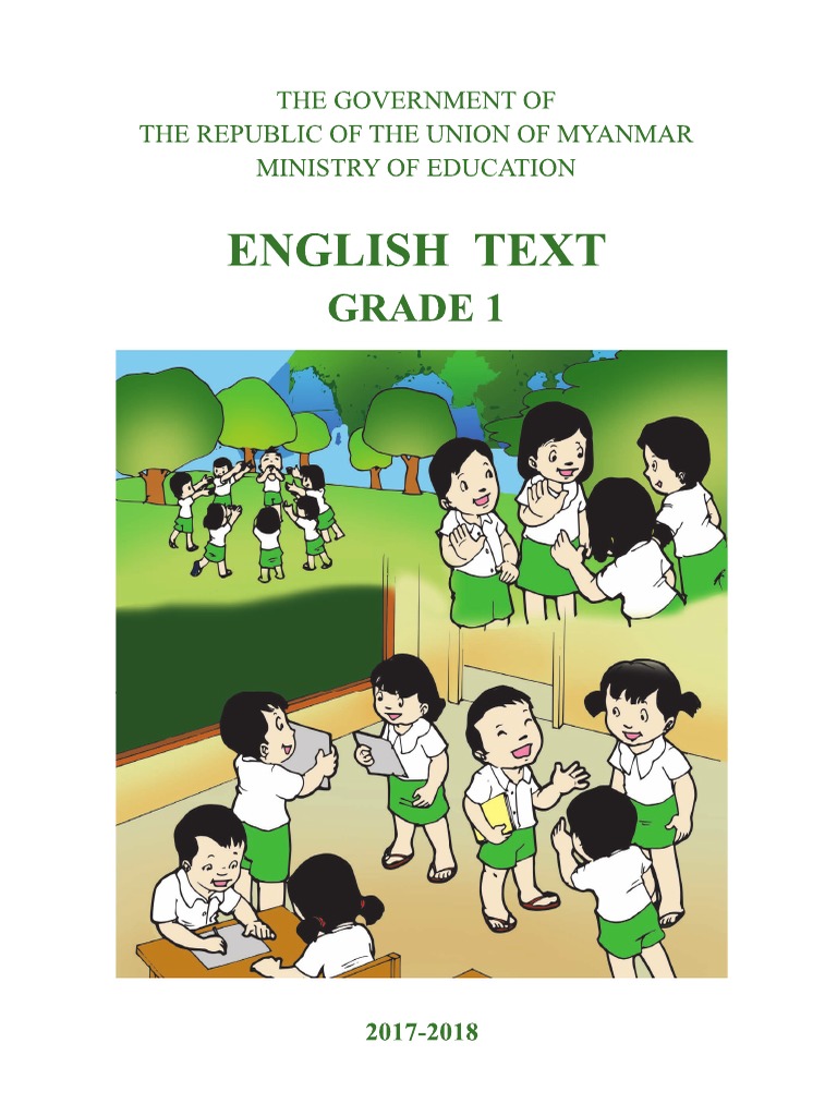 English Student's Book Grade 1 (Myanmar) | PDF