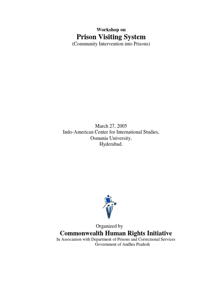 AP - Prison Visiting System - Report - 05 | PDF | Prison ...