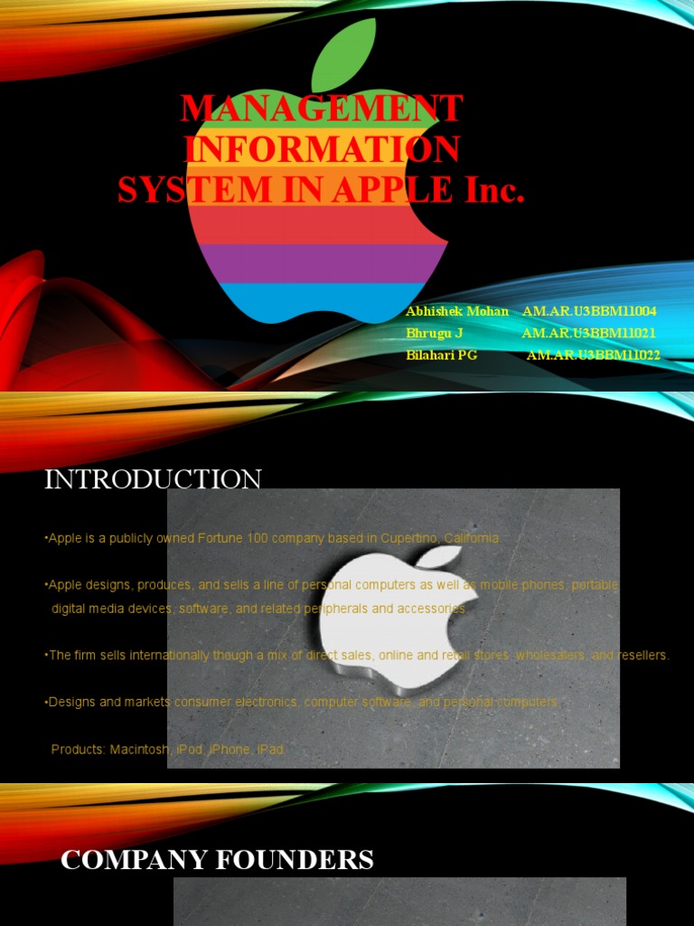 Management Information System in Apple Inc | PDF | Apple Inc. | Mac Os