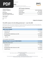 AWS Invoice Sample | PDF | Invoice | Computing
