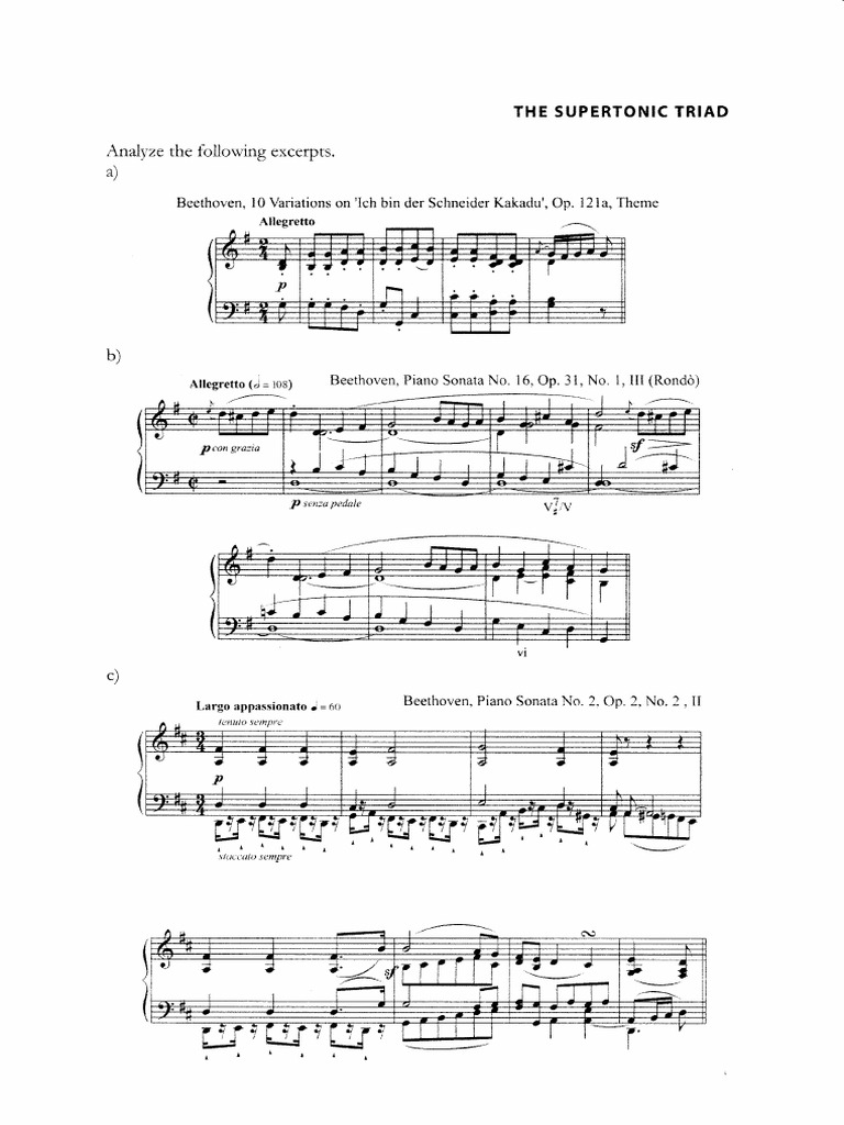 Analysis Supertonic Triad | PDF